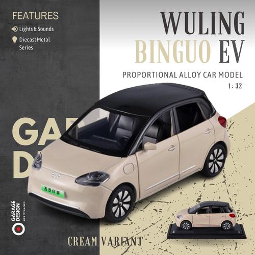 Promo Diecast Miniatur Mobil Wuling BINGUO EV Skala 1:32 - Pajangan ...