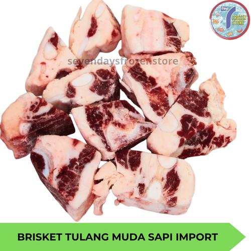 Promo Iga Tulang Muda Brisket Sapi Frozen Beku Import kemasan 500 gram ...