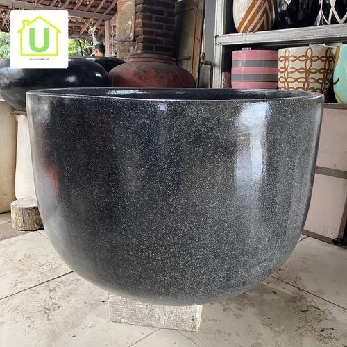 Jual pot teraso pot blong besar 60 x 1m hitam glossy - Kota Depok ...
