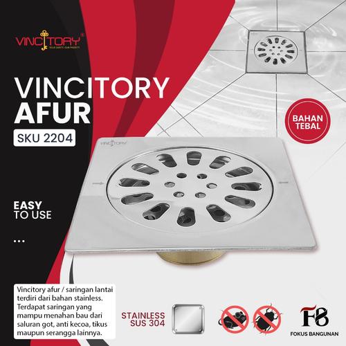 Jual Vincitory Afur Saringan Got / Afur Lantai / Floor Drain Stainless ...