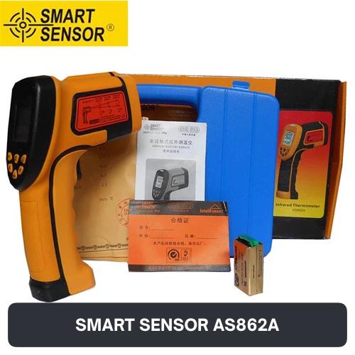 Jual Infrared Thermometer Sertifikat Kalibrasi Smart Sensor AS862A Gun ...