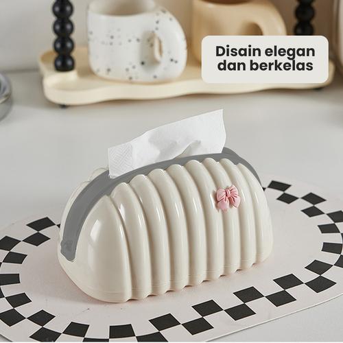Promo MEGAM Tempat Tissue Bentuk Kerang Estetik Kotak Tisu Mini Pouch ...