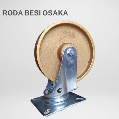 Jual Roda Besi 8 inch plate hidup swivel - Jakarta Barat ...