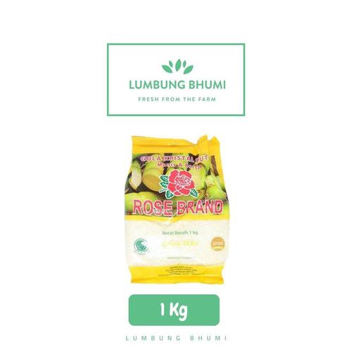 Jual ROSE BRAND Gula Pasir Kuning 1 Kg Ecer 1 Pcs - Lumbung Bhumi - Kab ...