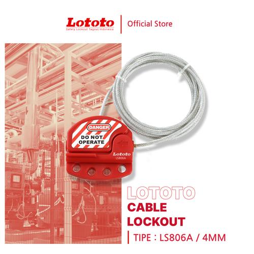Jual LOTOTO LS806 Safety Loto Universal Adjustable Lockout Tagout ...