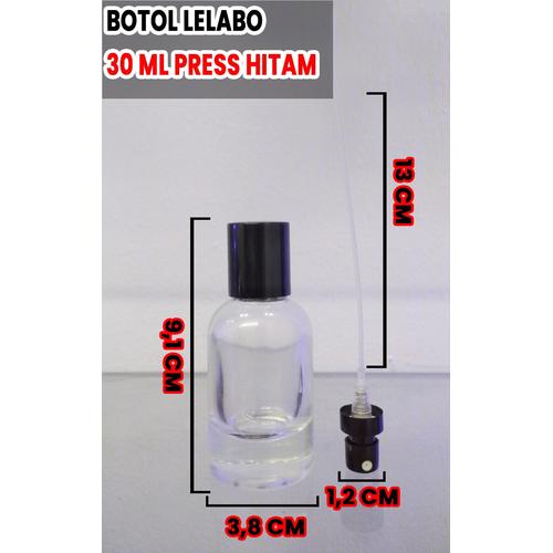 Jual Botol Parfum Kosong Lelabo 30ml type press/silver/hitam/Bottle ...