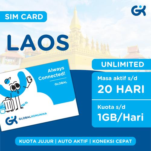 Jual Simcard Laos Unlimited | Sim Card Laos - 4 Hari, 500MB/ Hari ...