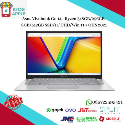 Jual Asus Vivobook Go 14 E1404FA - Ryzen 3 | 8GB/256GB 8GB/512GB | SSD ...