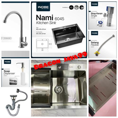 Jual KITCHEN SINK 6045 STAINLESS KOMPLIT SET - Jakarta Utara - Dragon ...