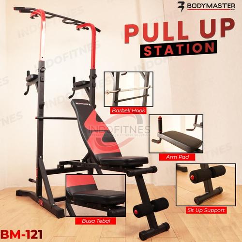 Jual Dps Bodymaster Pull Up Station + Bench Bm-121 Pullup Dip Bar Bench Press - Kota Surabaya ...