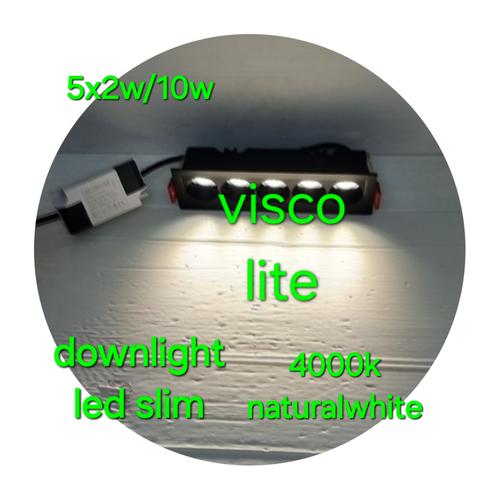 Jual downlight 5mata 4000k 10w 10watt / spot light linear led 10 watt 10w - Jakarta Barat ...