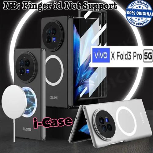 Jual Case ViVo X Fold 3 Fold3 Pro 5G Ultra Thin Magnetic MagSafe PC With Front Glass X3 Matte ...