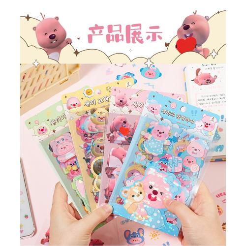 Jual STIKER PACK STICKER LOOPY PORORO HANGYODON POMPOMPURIN GELATONI ...
