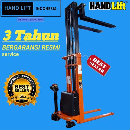 Jual Full Electric Stacker 1.5ton Tinggi Angkat 3meter / Hand Lift ...