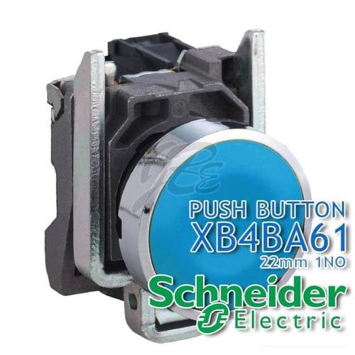 Jual Push Button Besi Tipe Flush Schneider Biru XB4BA61 - Kota Depok ...