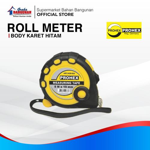 Jual Prohex ROLL METER / METERAN (Alat ukur bangunan dan pertukangan ...