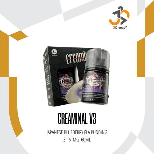 Promo CREAMINAL JAPANESE BLUEBERRY PUDDING FREEBASE 60ML BY BADASS X ...