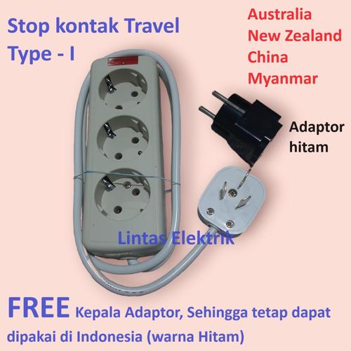 Jual Travel Stop Kontak Type I Australia New Zealand China Myanmar ...