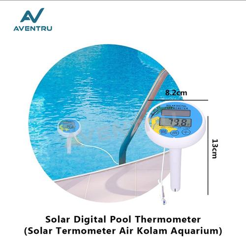 Jual Floating Digital Solar Thermometer Termometer Aquarium Kolam Alat ...