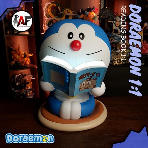 Jual Patung Doraemon Dengan Baca Buku / Patung Doraemon Dengan Kabel ...