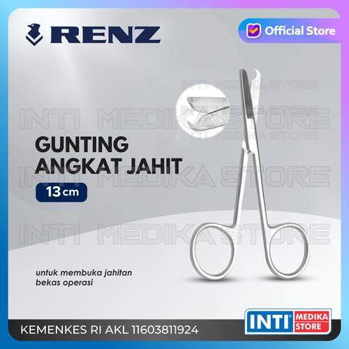 Promo RENZ - Gunting Angkat Jahitan 13cm | Scissors Surgical Instrument ...