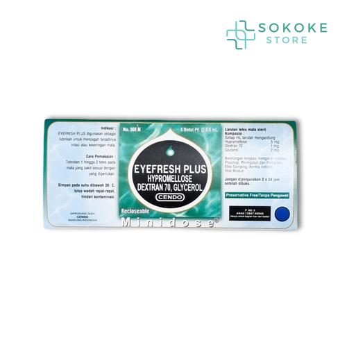 Jual Cendo Eyefresh Plus Hypromellose Dextran 70 Glycerol 0,6ml - Obat ...