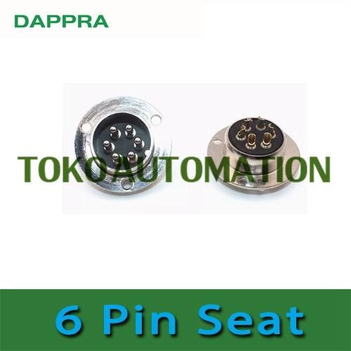 Jual 6 Pin male Plug Konektor Kabel Connector Socket Seat Utk MIG Mesin ...