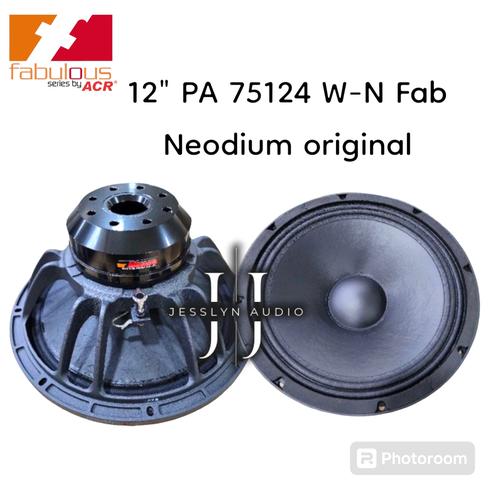 Jual Speaker Fabulous 12" PA 75124 W-N Woofer ACR Fabulous Series 12 ...