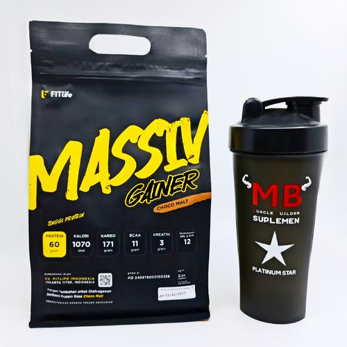 Jual Massiv Gainer Fitlife 2 lbs Massive Mass Fit Life 2lbs 2lb 5 12 lb ...