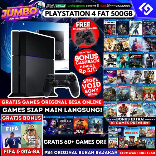 Promo PS4 FAT 500GB Ori dan Bergaransi/Playstation/Bukan PS 4 slim dan ...