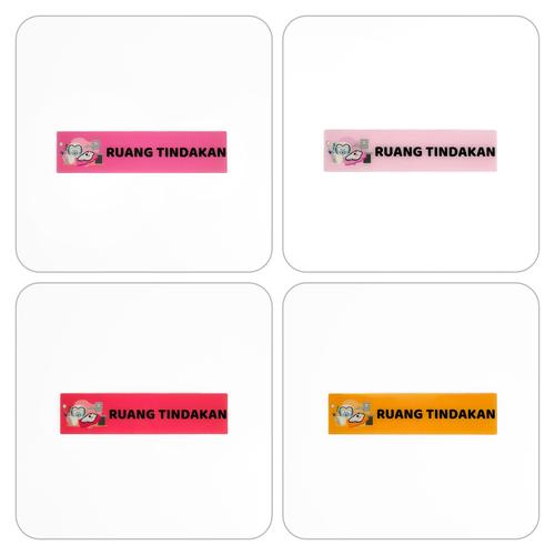 Jual RUANG TINDAKAN | Sign Board Acrylic Aksesoris drg Papan Tanda ...
