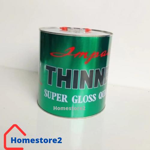 Jual Thiner Impala Pengencer Cat Minyak dan Duco Tiner Galon 5 liter Thinner Kaleng Hijau ...