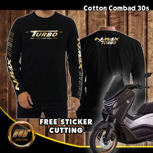 Promo KAOS YAMAHA NMAX TURBO 2024 LENGAN PANJANG - Hitam, M - Kota ...