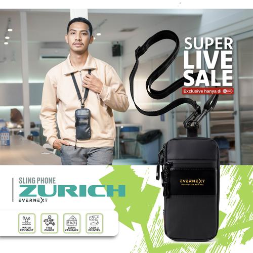 Promo Sling Pouch Zurich Pouch Wallet Waterproof Dompet Kartu Anti Air ...