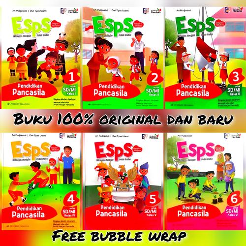 Jual ESPS PENDIDIKAN PANCASILA SD/MI KELAS 1.2.3.4.5.6 KURMER ERLANGGA - Pancasila SD 1 ...