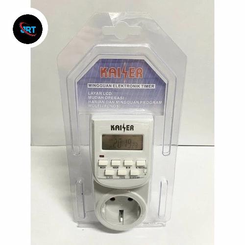 Jual Stop Kontak Timer Digital Kaisar Stop Kontak Listrik Timer ...