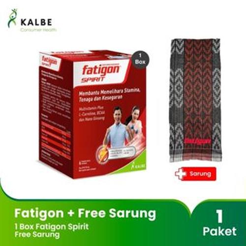 Promo Fatigon Spirit Multivitamin Penambah Stamina 1 Box isi 10 Strip ...