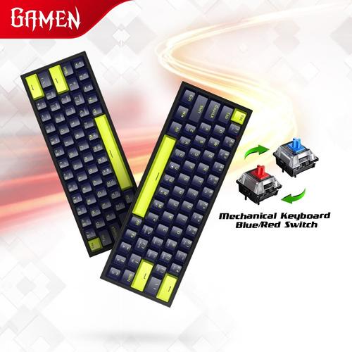 Jual Gamen Titan V / 5 Wired Gaming Keyboard 60% Mechanical Garansi ...