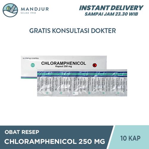 Jual Chloramphenicol 250 Mg Strip 10 Kapsul / Antibiotik - Jakarta ...