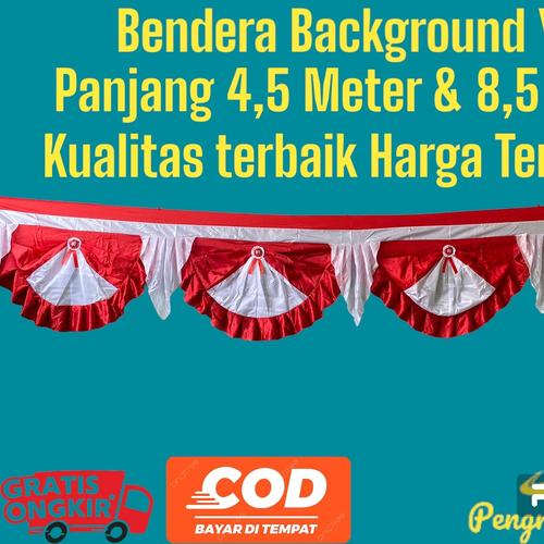 Jual Bendera Background Merah Putih 10 Gelombang YKS - Kab. Garut ...