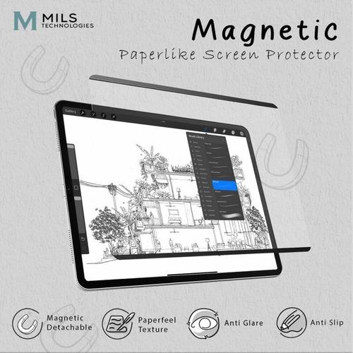 Promo MILS Magnetic Paper like Screen Protector iPad 9 10 Pro 11 2021 ...