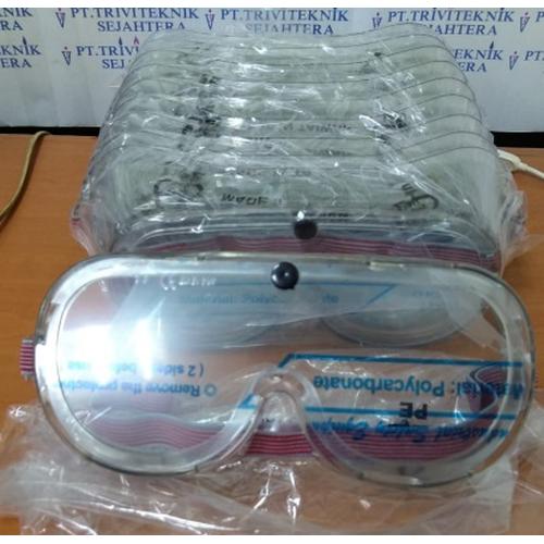 Jual safety goggles dust glasses clear blue eagle np102 Industrial ...