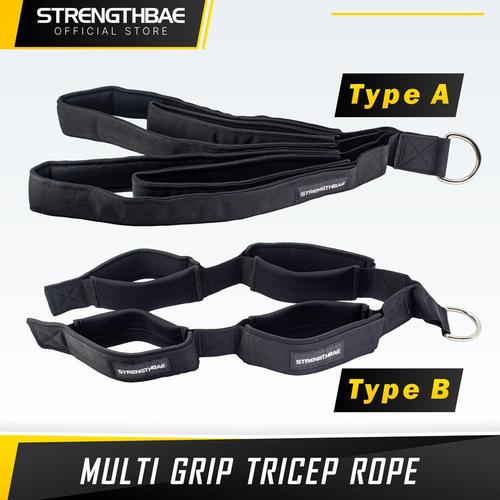 Jual Dps Multi Grip Tricep Rope Strengthbae Cable Attachment Tali ...