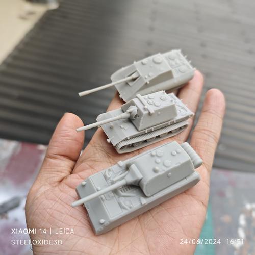 Jual Miniatur tank Jerman WWII skala 1/144 set 1 - Tiger II H - Jakarta ...