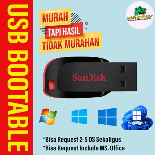 Jual USB multiboot bootable win os 7,8,10,11, linux - USB - 16 gb ...