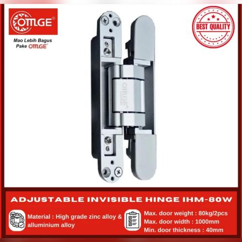 Jual OMGE - IHM - 80W Engsel tanam/concealed hinge/invisible hinge ...