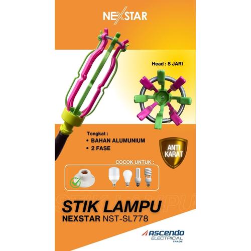Jual Nexstar Stik Lampu Tongkat Pengganti Lampu 1.75 M model SL777 dan ...