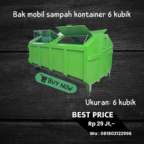 Jual Bak Terbuka Mobil Truk Sampah Kontainer 6 Kubik - Kab. Bogor ...