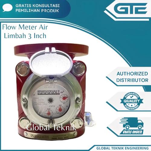 Jual Flow Meter Air Limbah 3 Inch Flow Meter Air Kotor Suhu 130 Derajat ...