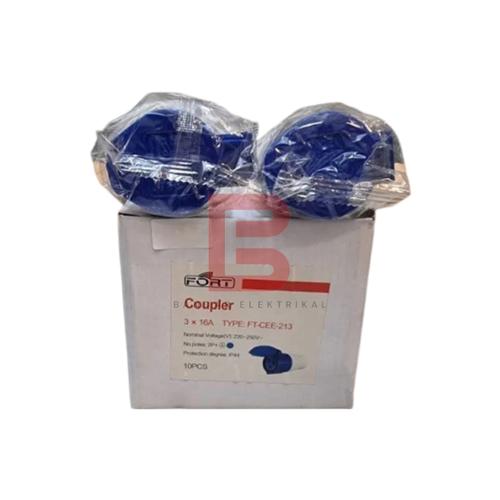 Jual Industrial Socket 3 Pole 16A / Mobile Socket 3 PIN 16 Ampere FORT ...